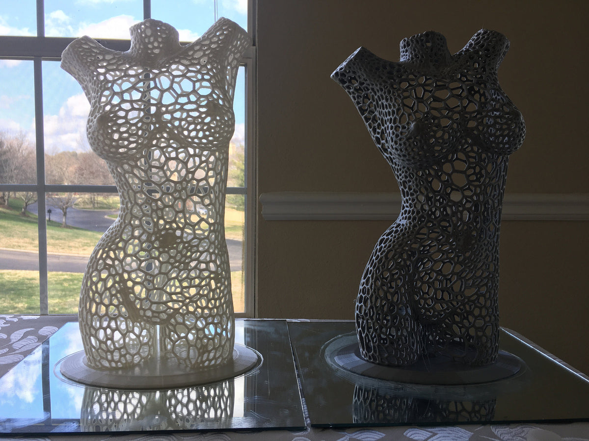 Female Torso Art Matrix Sculpture – Dreaming3D